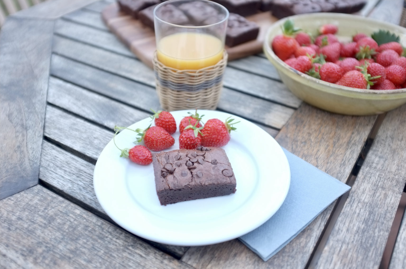 Brownie sans gluten aux pépites de chocolat - Clem Sans Gluten